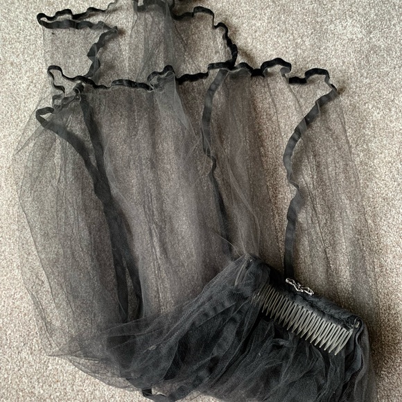 Accessories | Gothic Wedding Veil 1 | Poshmark